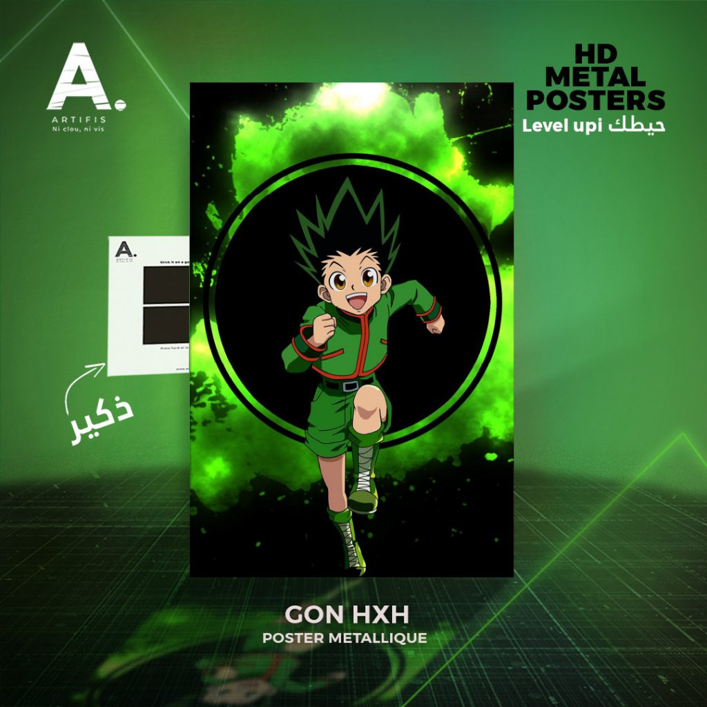 Tableau de décoration Gon | HXH - ARTIFIS, ni clous, ni vis