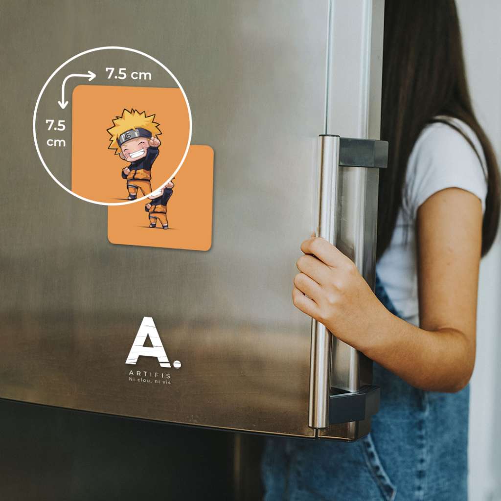 Fridge Magnet/ Chibi Naruto - ARTIFIS, ni clous, ni vis